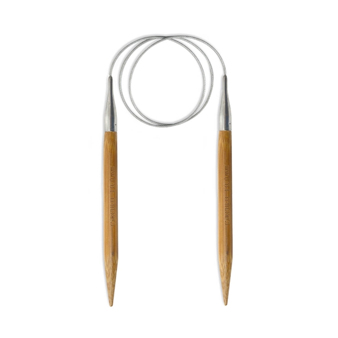 AGULHA CIRCULAR BAMBU 60 CIRCULO - AGULHA CIRCULAR BAMBU 60CM CIRCULO - CIRCULO