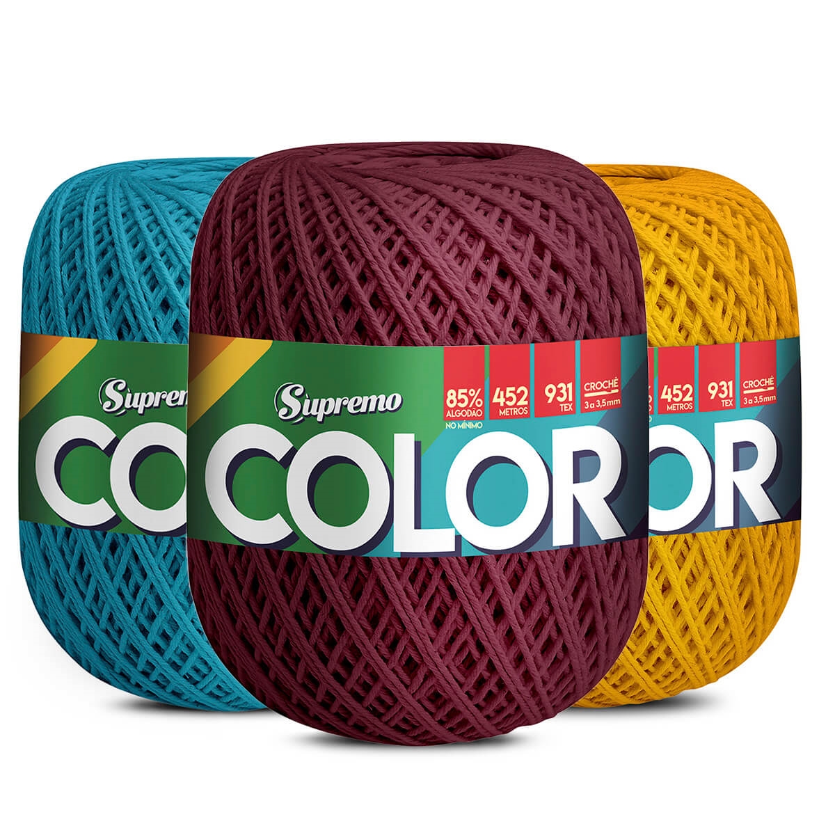 BARBANTE SUPREMO COLOR 400G SUPREMO - BARBANTE SUPREMO COLOR 400G - SUPREMO