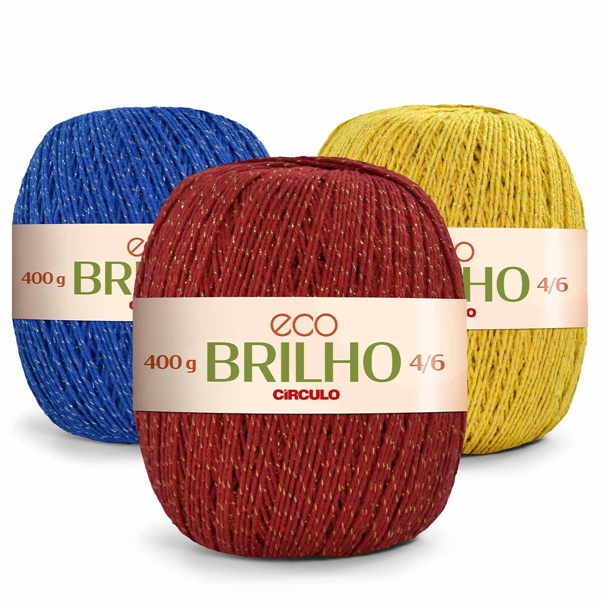 BARBANTE ECO BRILHO 4/6 400G CIRCULO - BARBANTE ECO BRILHO 4/6 400G ...