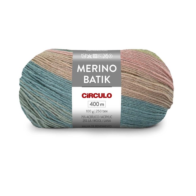 LA MERINO BATIK 100G CIRCULO - LA MERINO BATIK 100G CIRCULO - CIRCULO