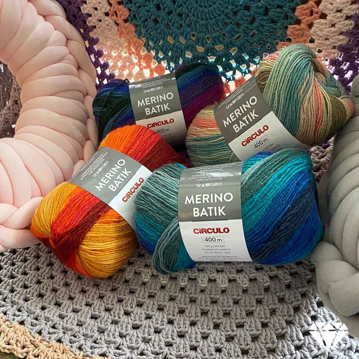 LA MERINO BATIK 100G CIRCULO - LA MERINO BATIK 100G CIRCULO - CIRCULO