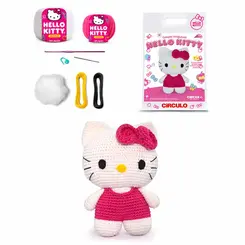 KIT AMIGURUMI COLECA0 HELLO KITTY CIRCULO - KIT AMIGURUMI COLECAO HELLO ...